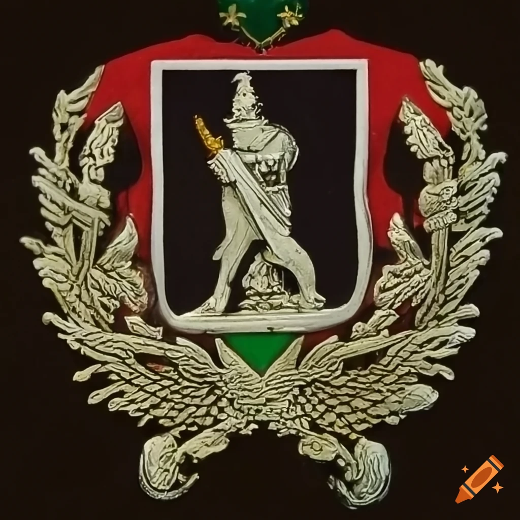 Hungarian regiment with two ar1 rifles logo on Craiyon