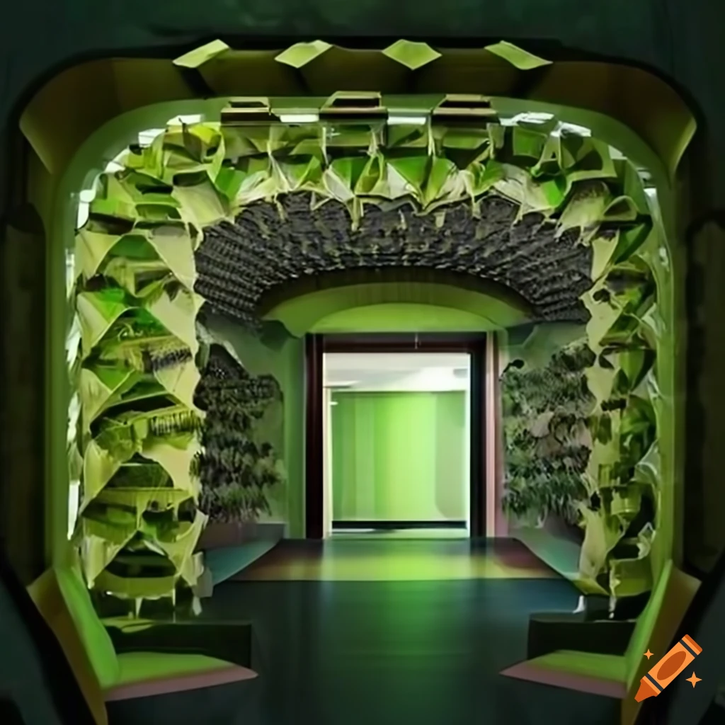 Modern healthcare facility with biophilic design and comfortable ...