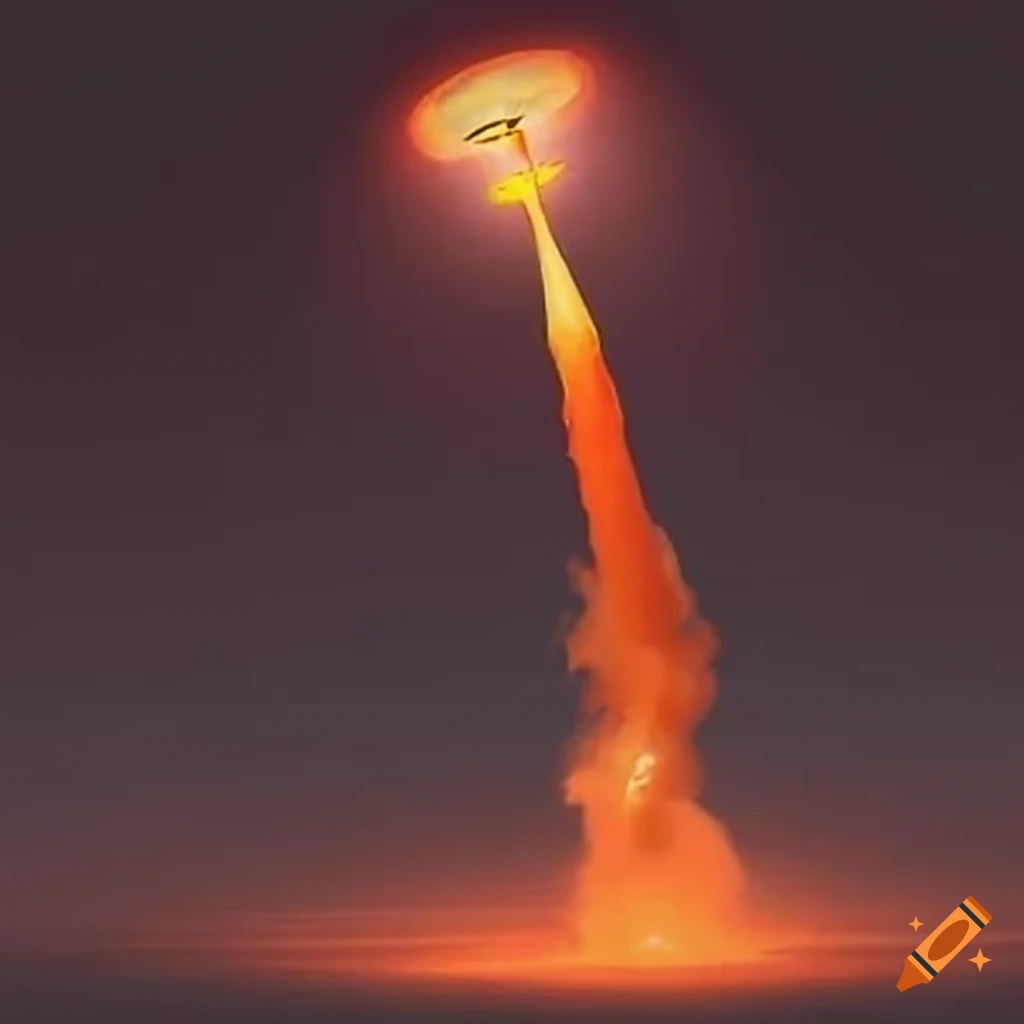 Long range missile on Craiyon