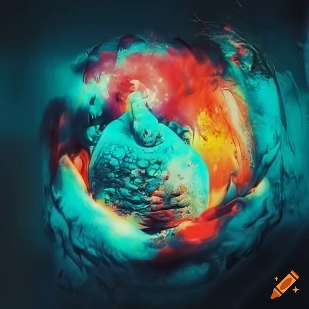 Progressive rock album cover on Craiyon