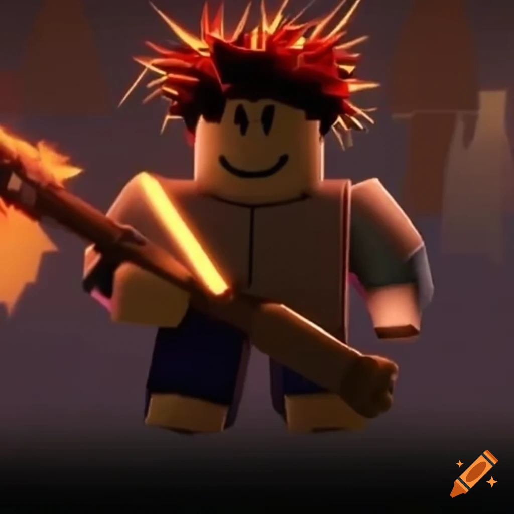 Roblox game called plank battles on Craiyon