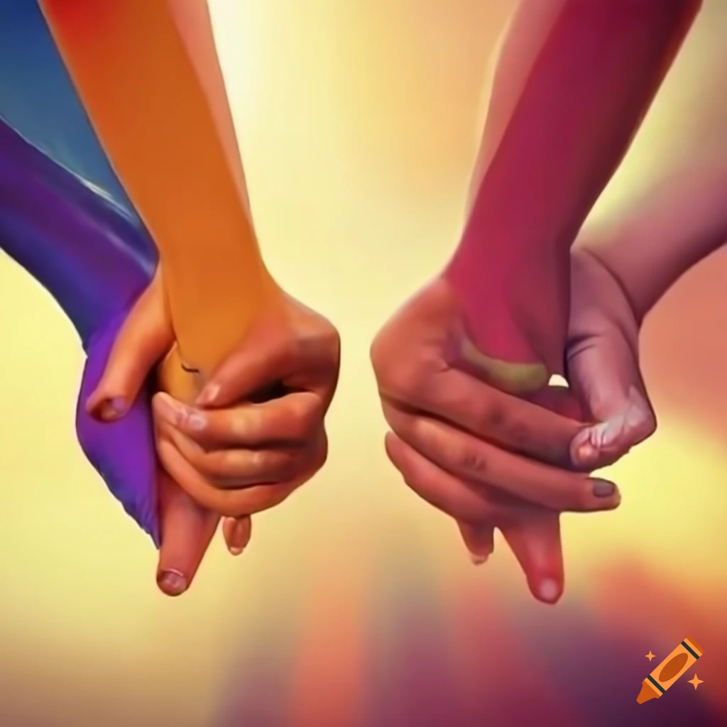 Empowering women joining hands in unity for equality on Craiyon