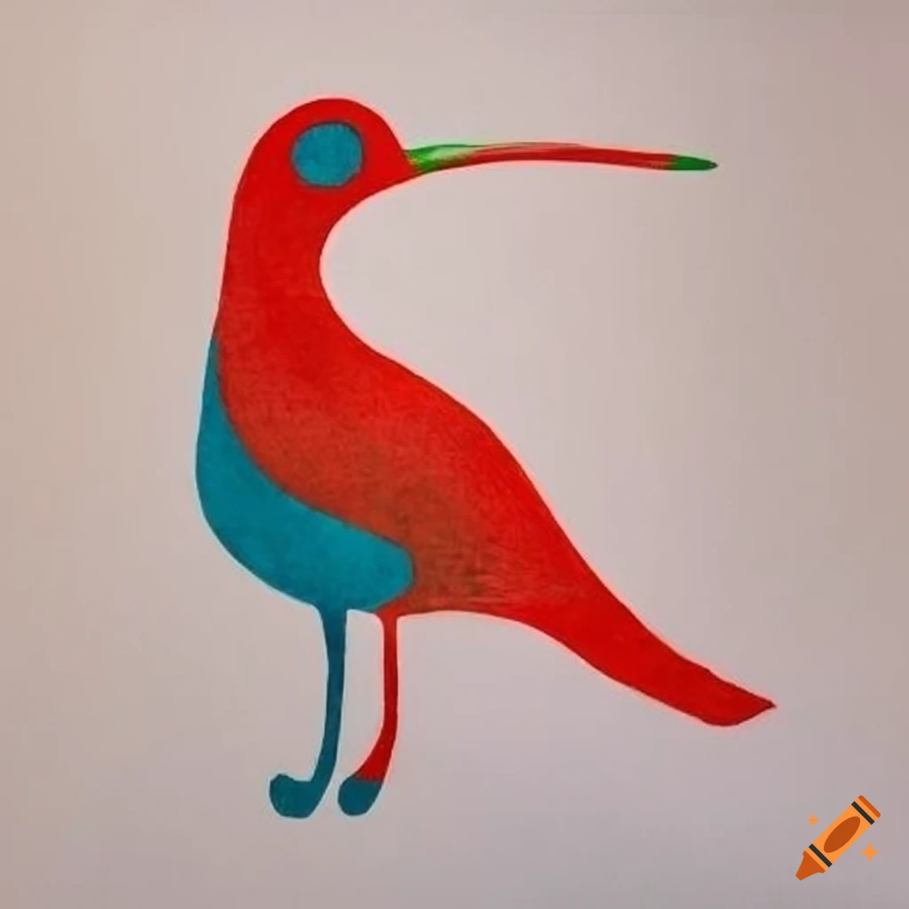 Flying bird linocut art on Craiyon