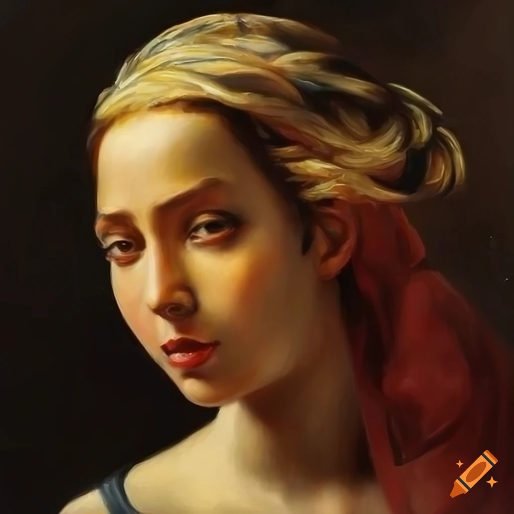 Masterful oil painting with exceptional quality and high definition on ...