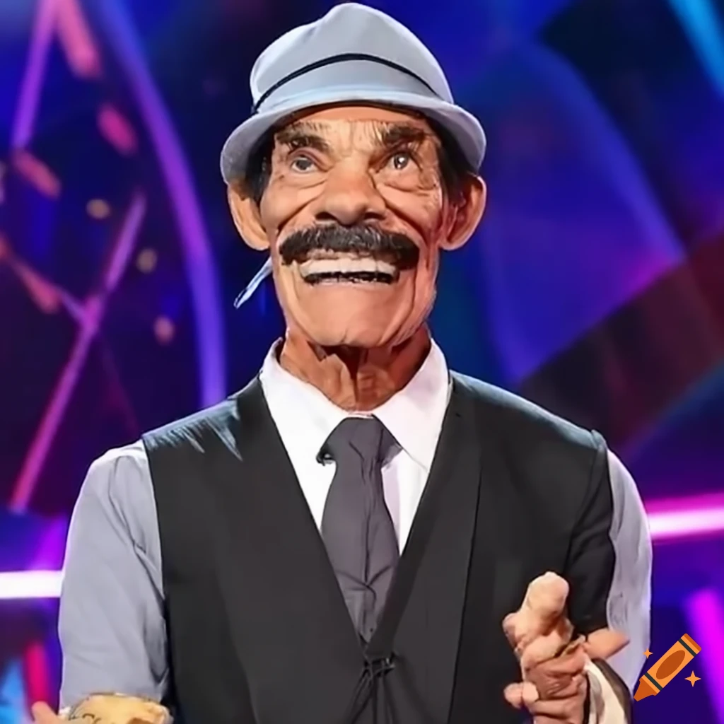Don Ramon hosting the masked singer on Craiyon