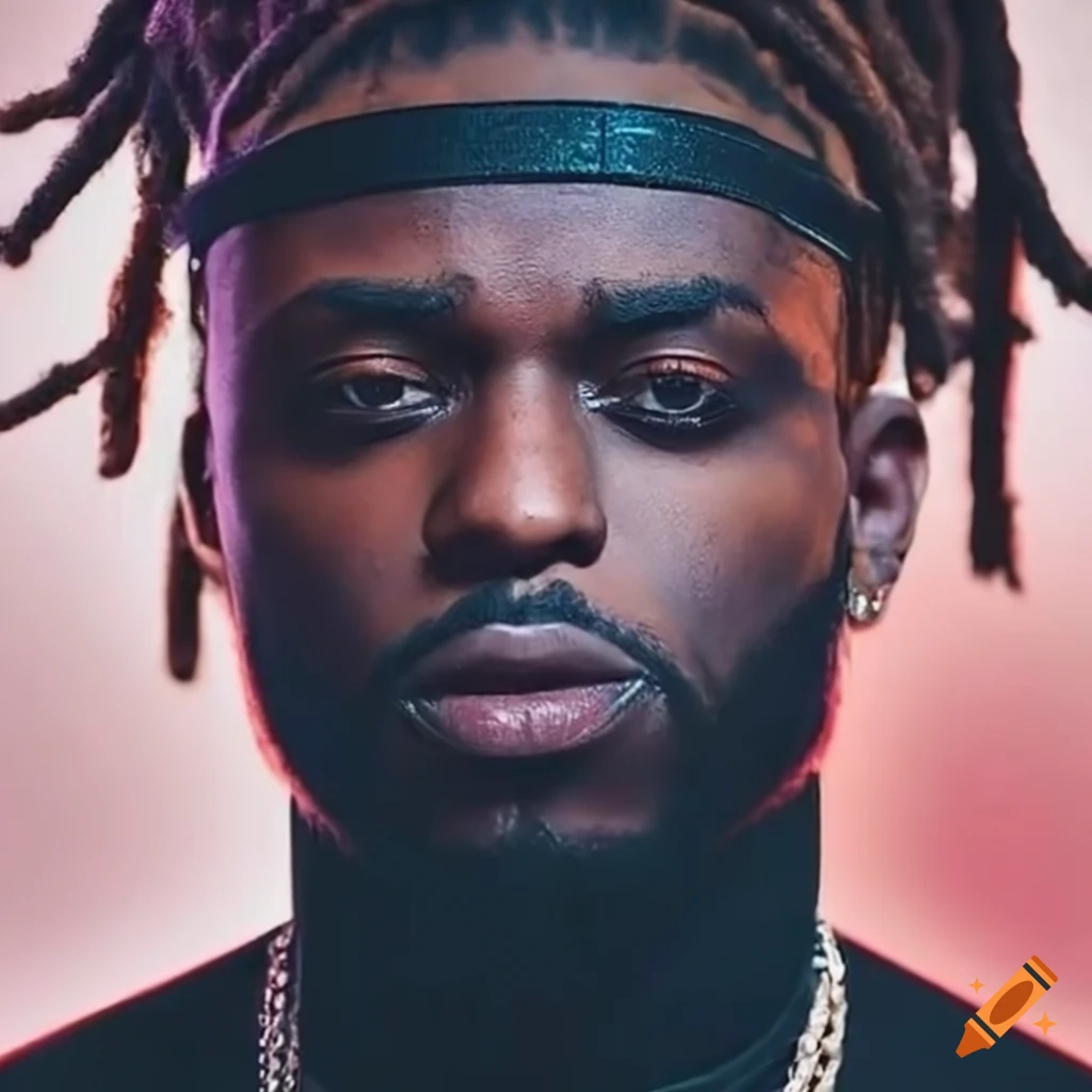 Black rapper with dreadlocks and cool shades on Craiyon