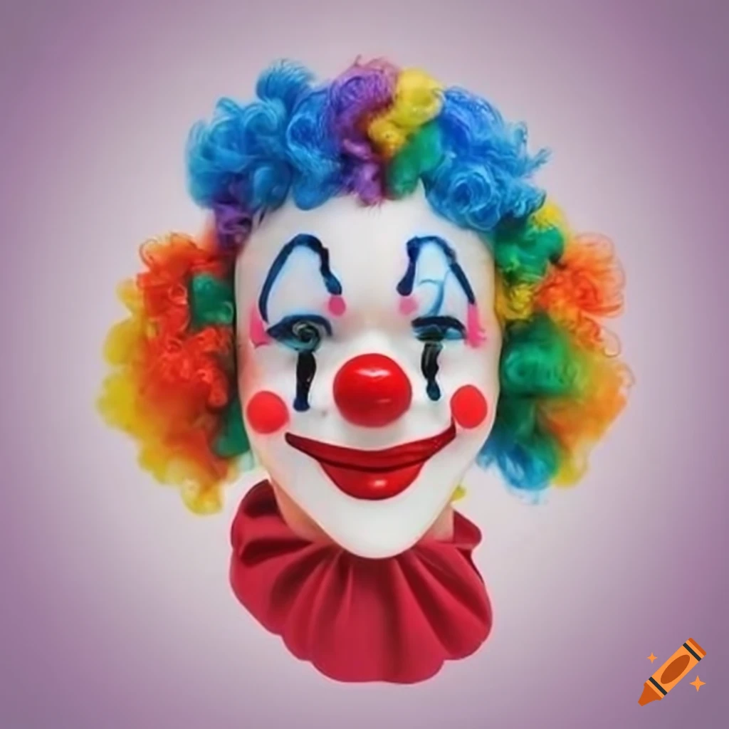 Rubber clown smile on Craiyon