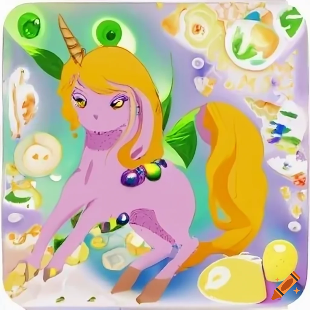 Mythical creatures and mutant omega mart lemon fruit monster in a ...