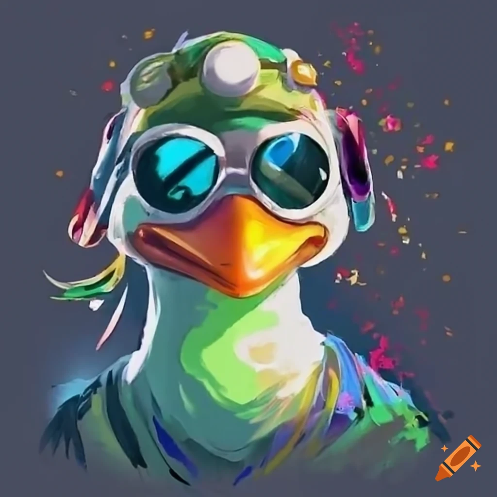 Pilot Duck on Craiyon