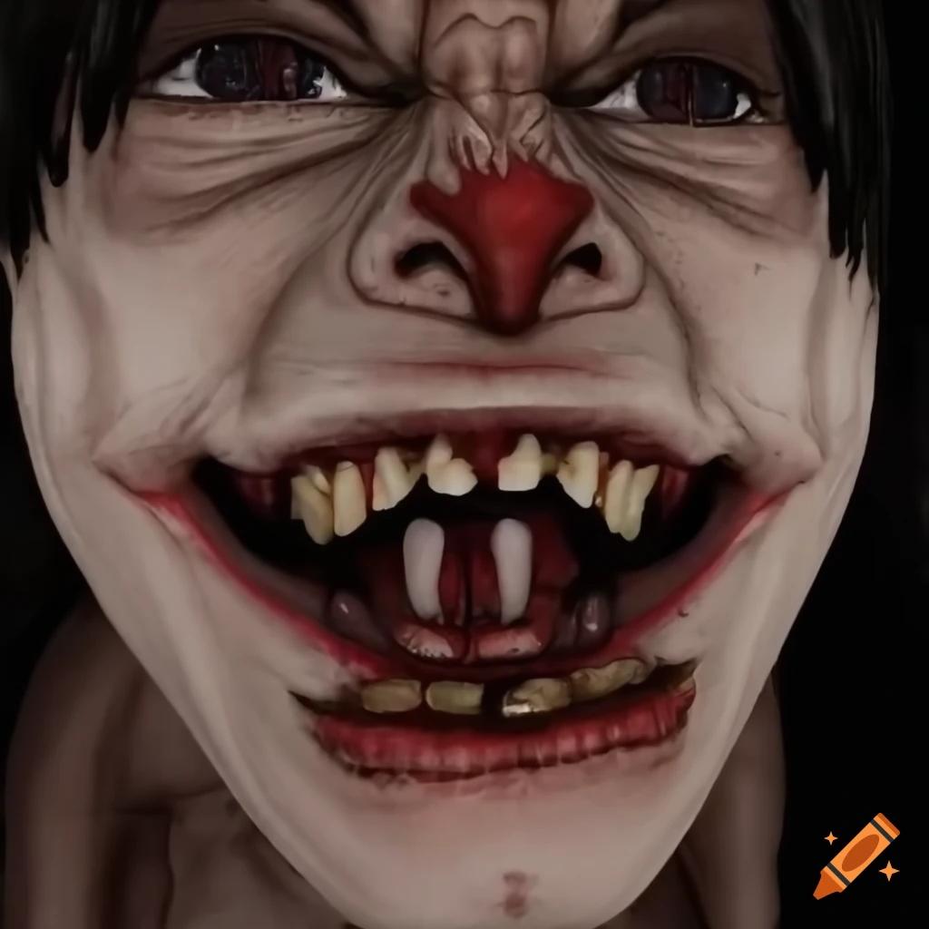 Custom street fighter character with sharp teeth and tattered clothes ...