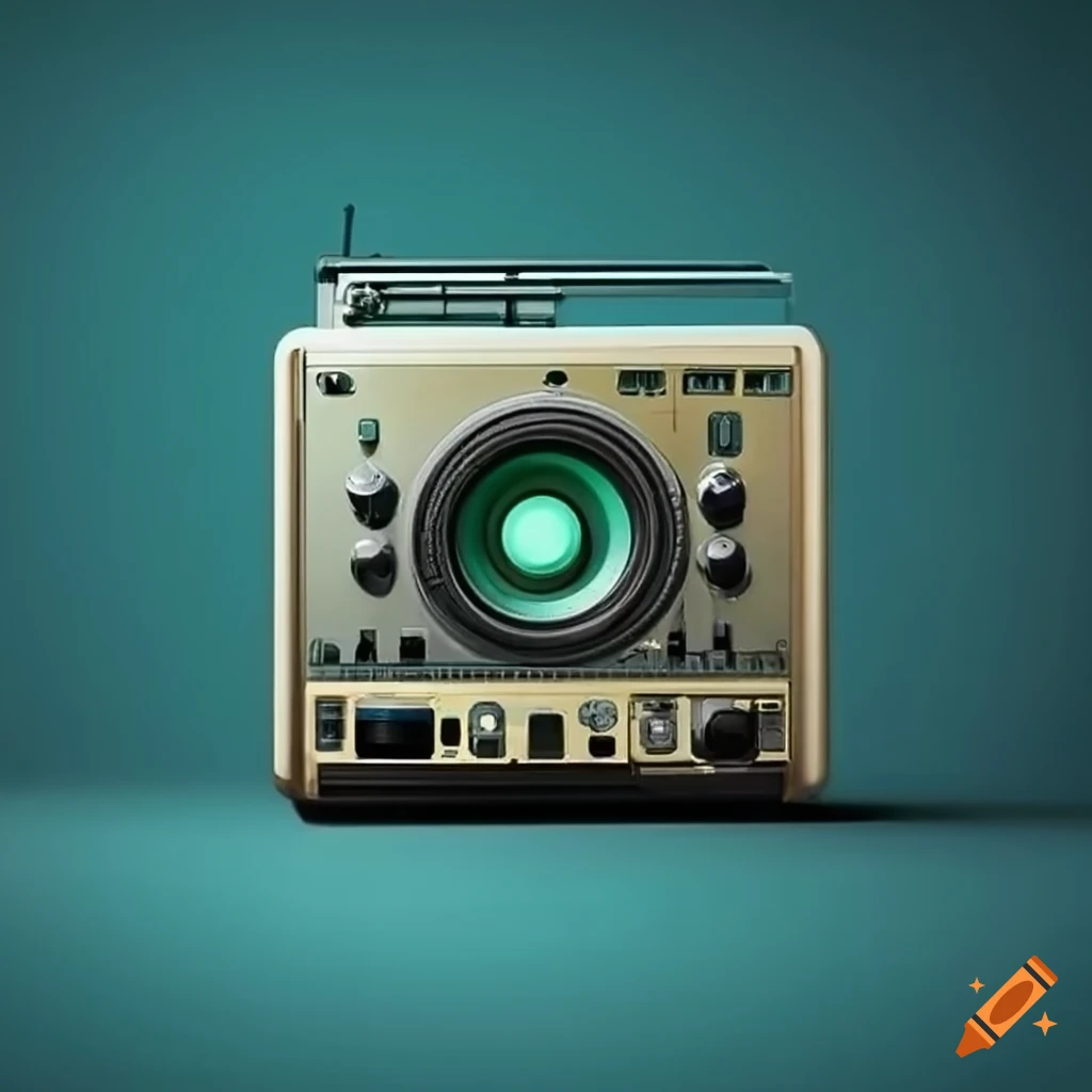 Vintage audio recording device for retro vibes on Craiyon