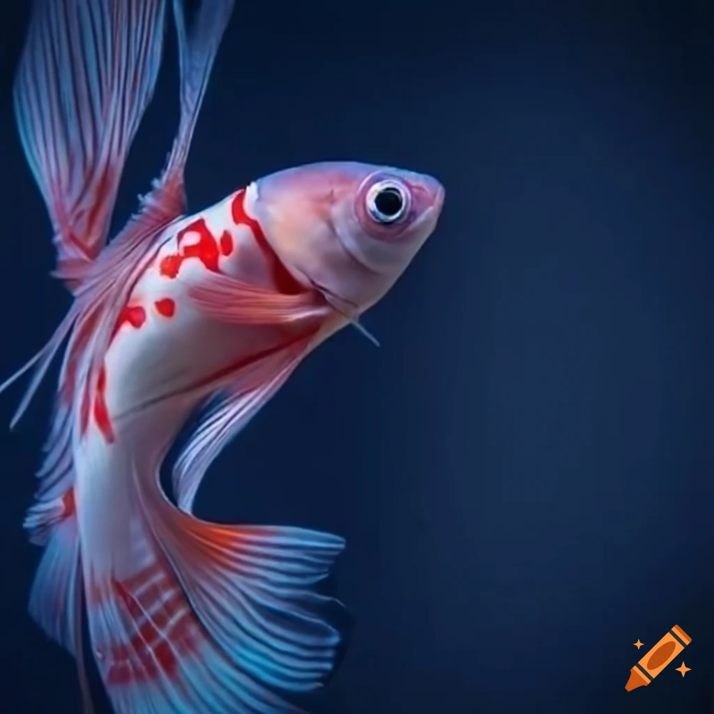 Nihon buyo style art of dancing fish on Craiyon