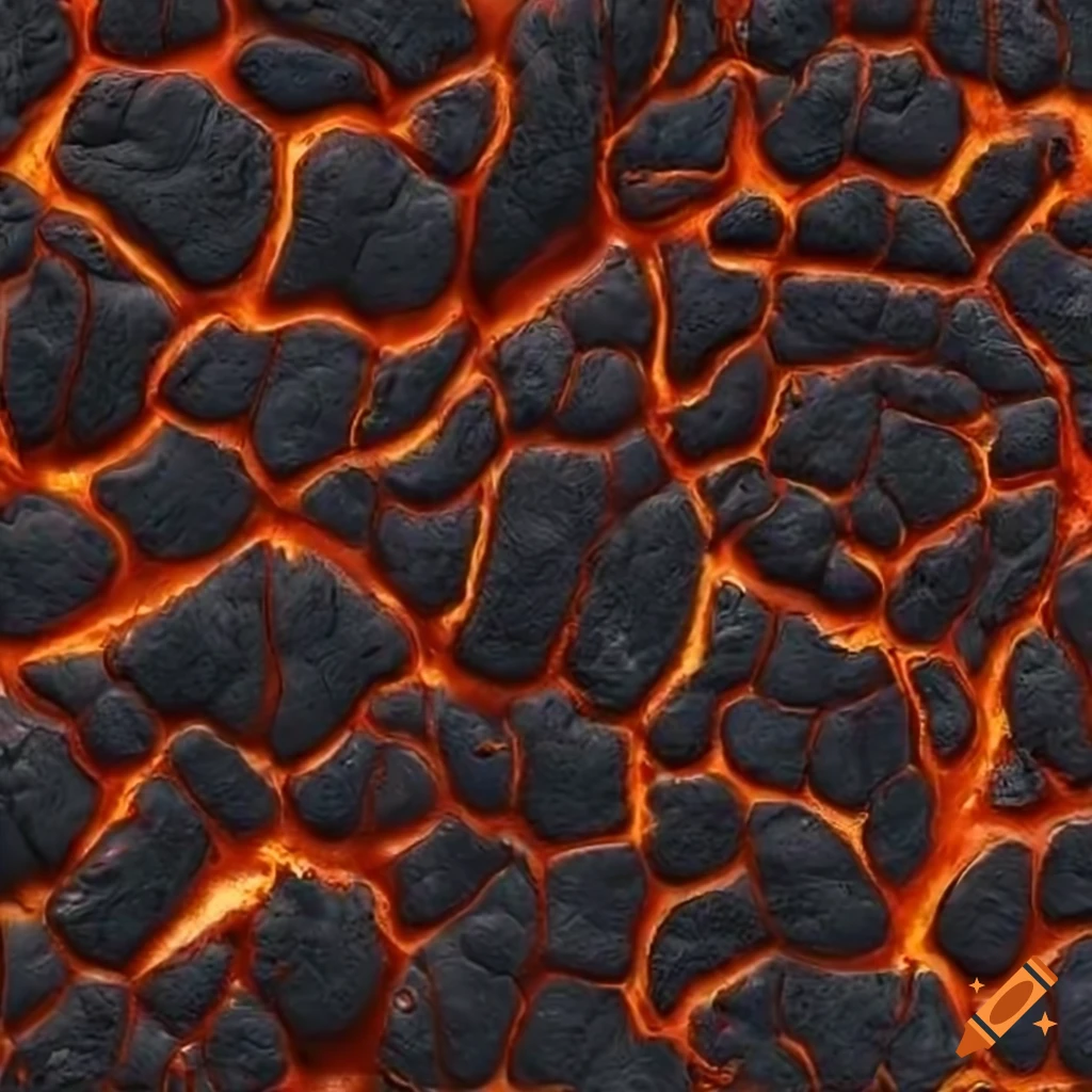 Small lava texture on Craiyon