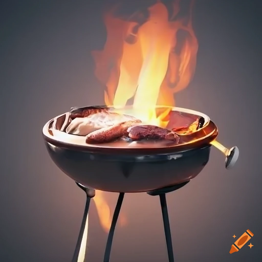 Outdoor bbq on Craiyon