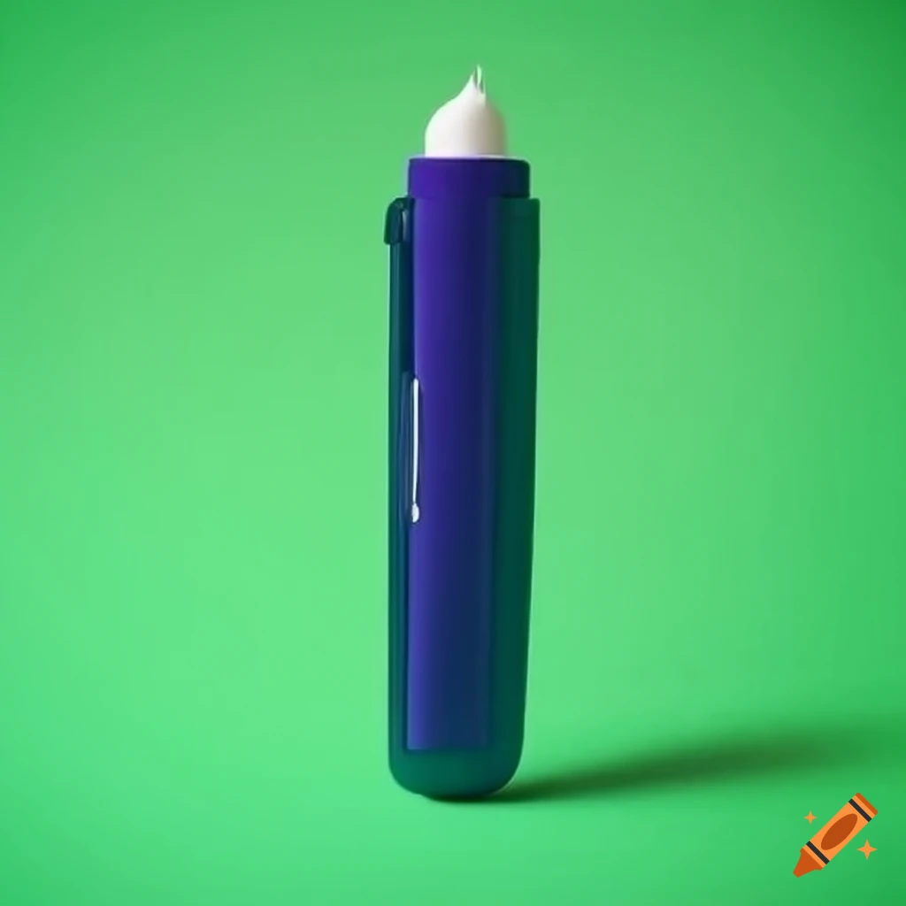 Highlighter pen design with ink on Craiyon