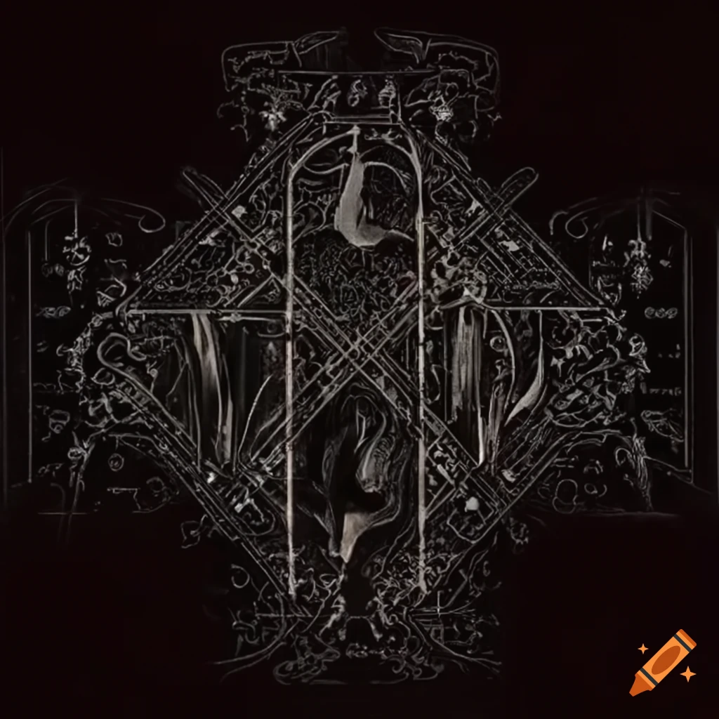 Band logo for an instrumental electronic modular metal group on Craiyon