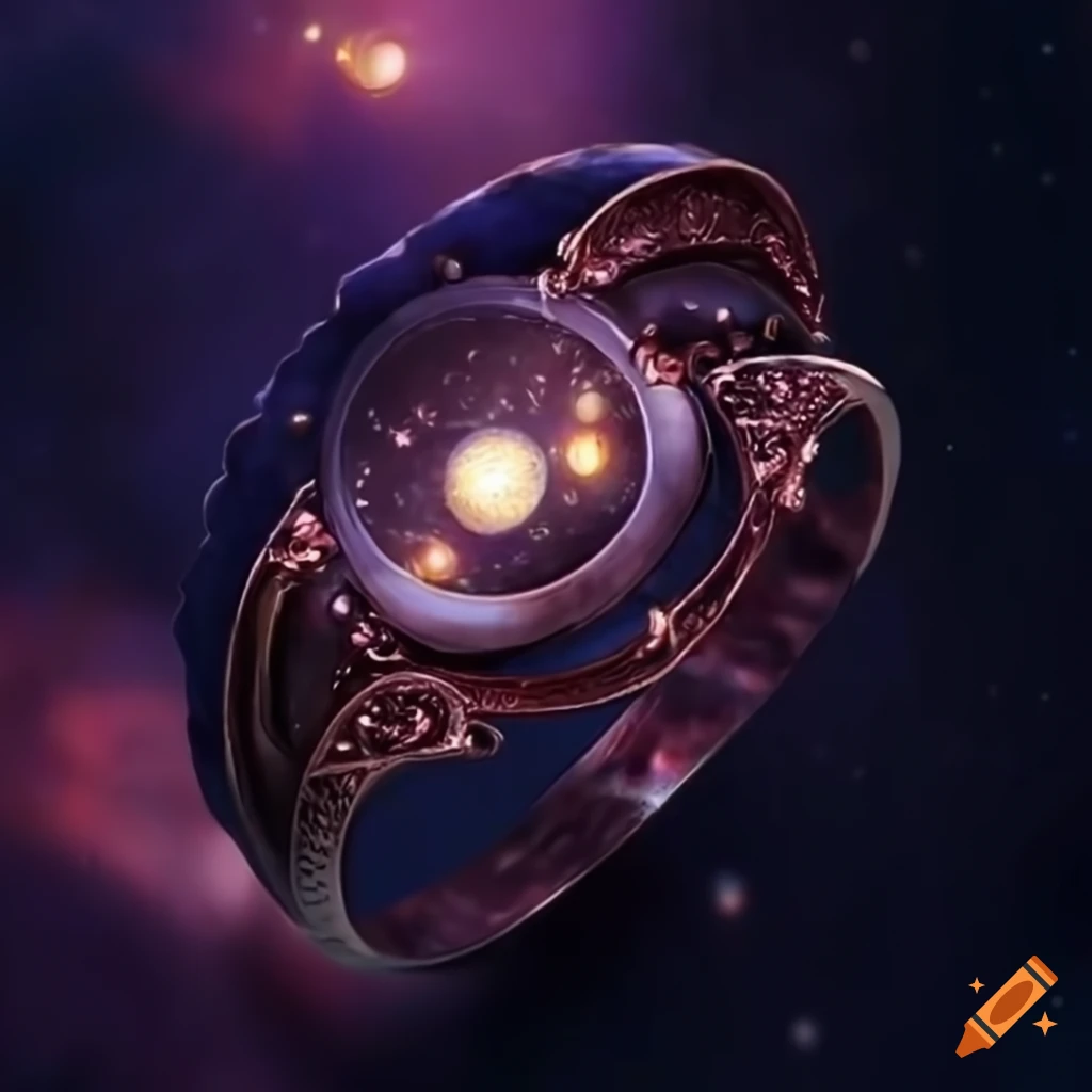Celestial ring in a fantasy setting on Craiyon