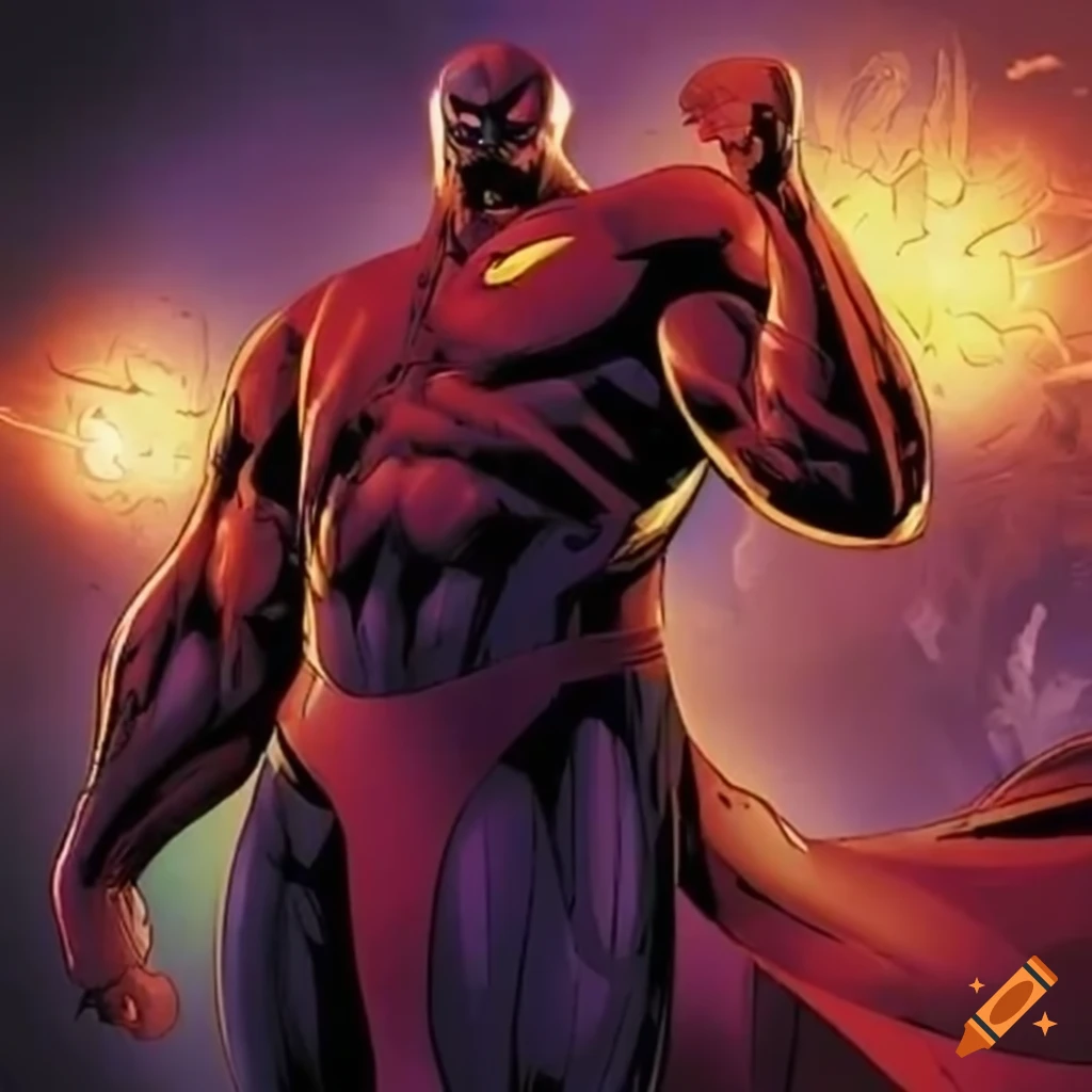 Superhero megapunch displaying super strength on Craiyon