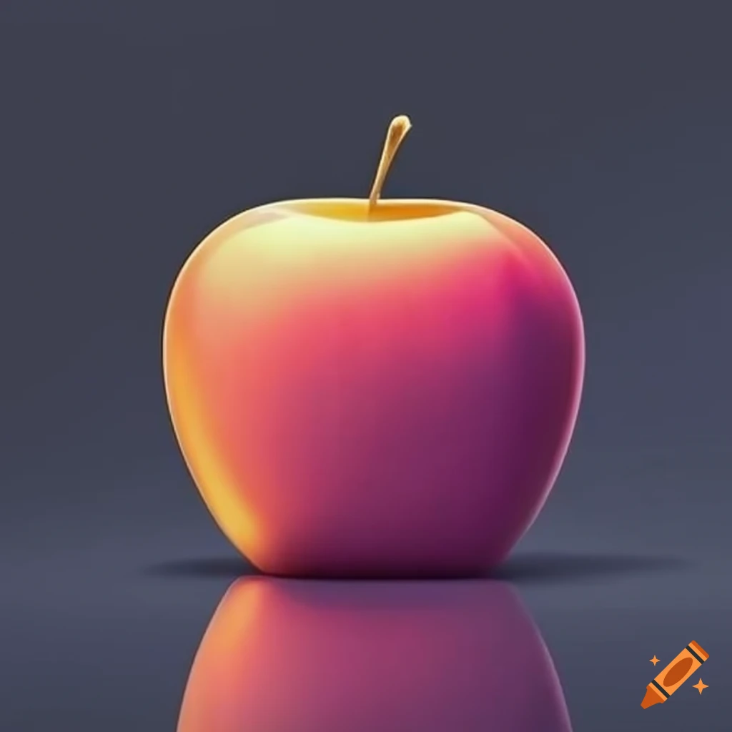 Apple transformed into anthropomorphic characters on Craiyon