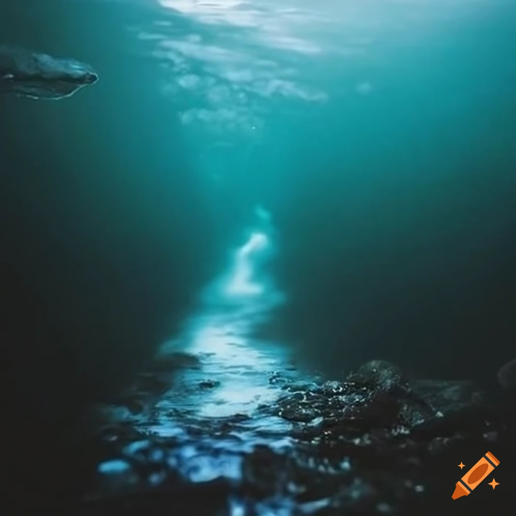 Inspirational quote about water and memories on Craiyon