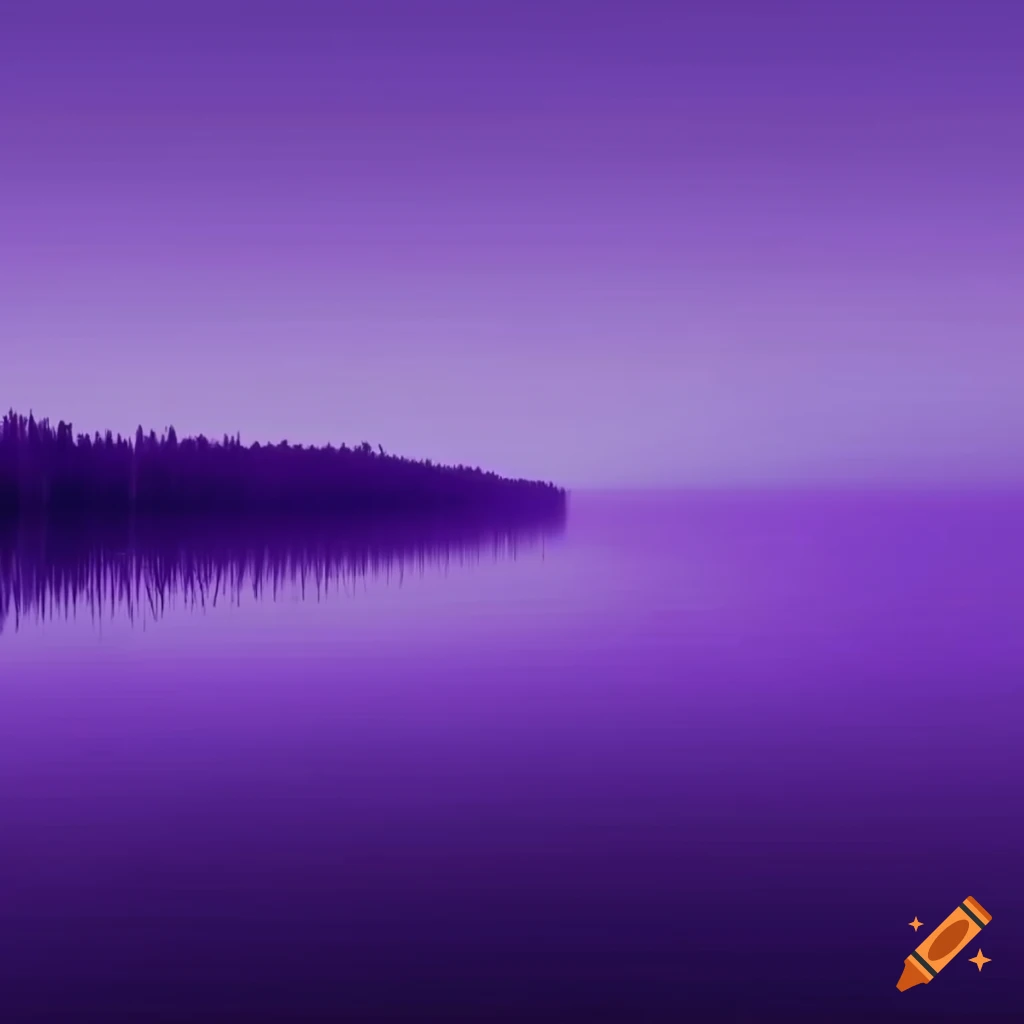 Light purple empty beautiful lake environment on Craiyon