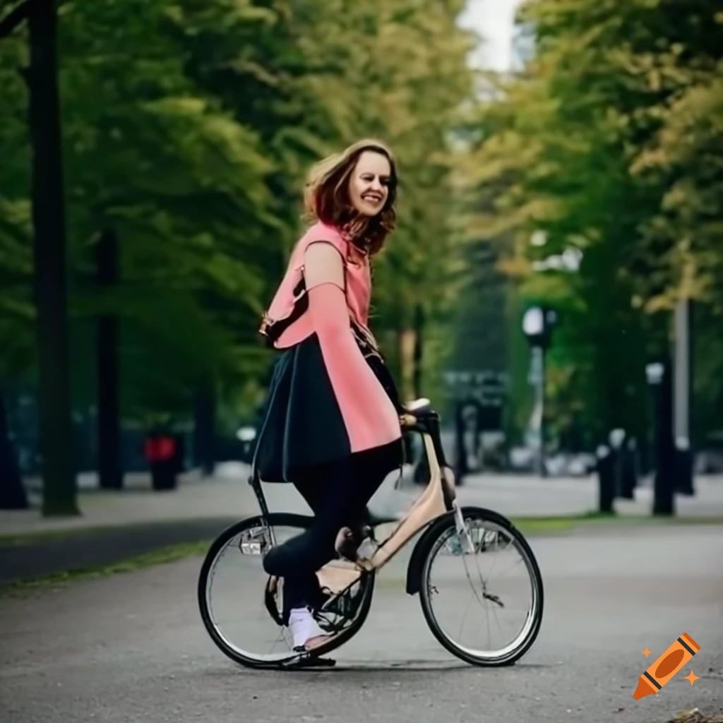 Sarah, 28-year-old woman enjoying cycling for leisure and ...