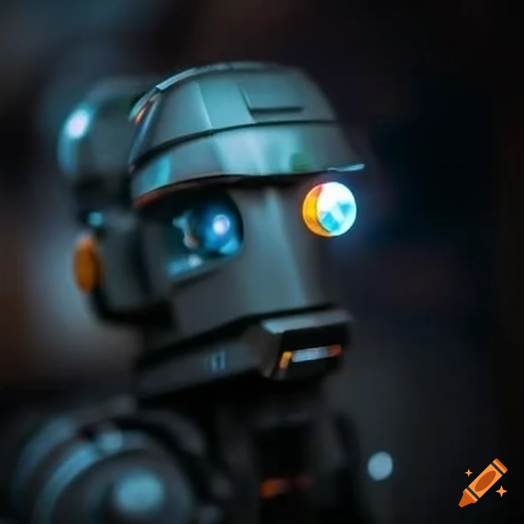 Cute mech robot on Craiyon