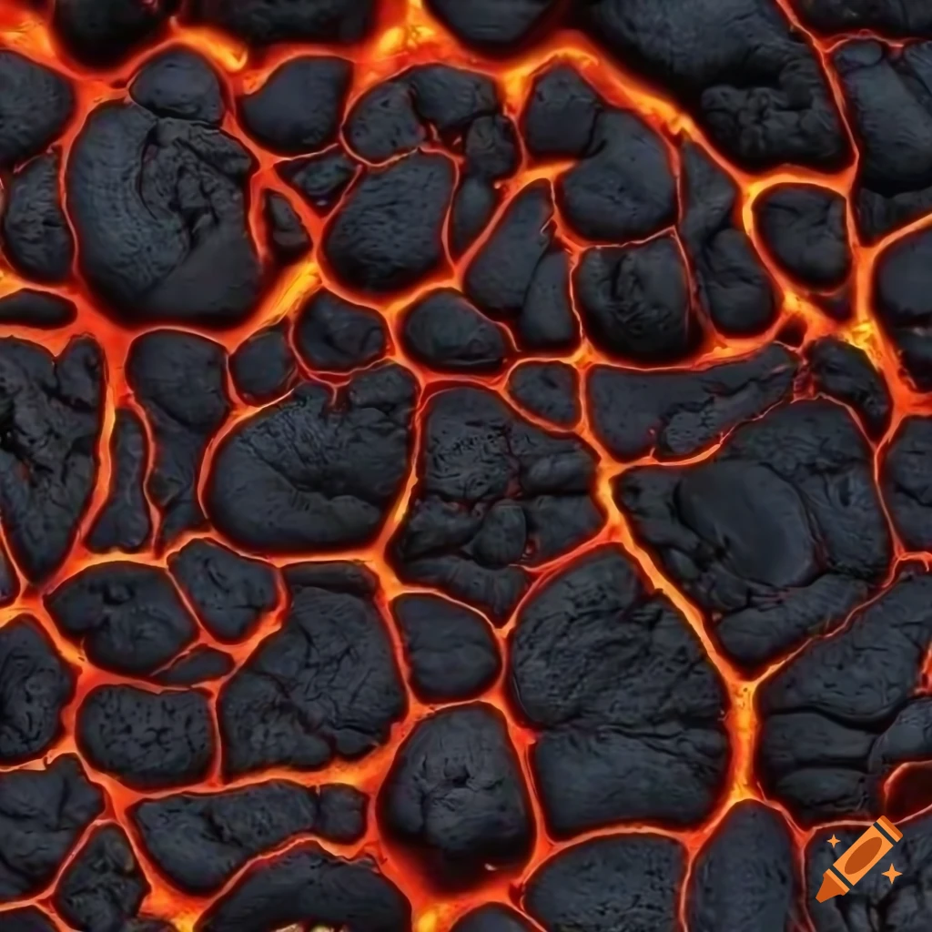 Small lava texture on Craiyon