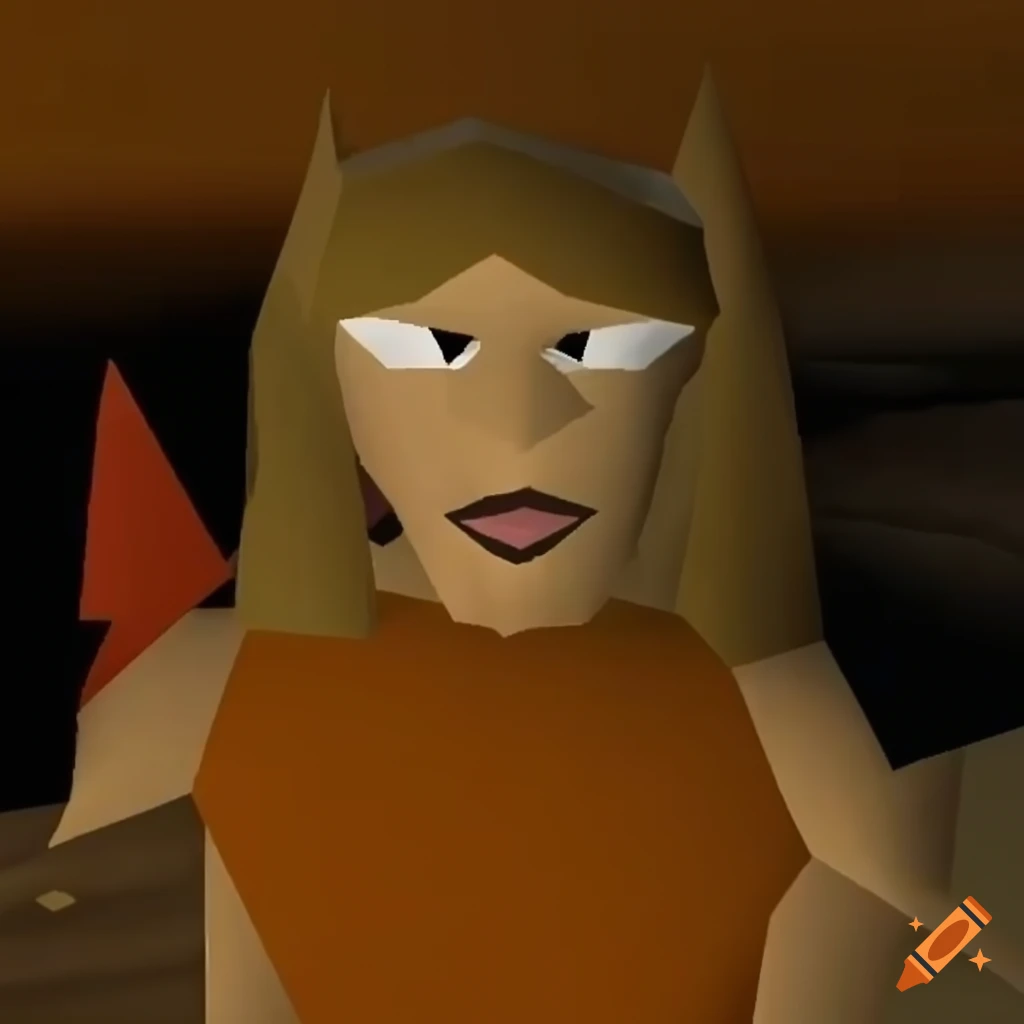 Old school runescape style trump face on Craiyon