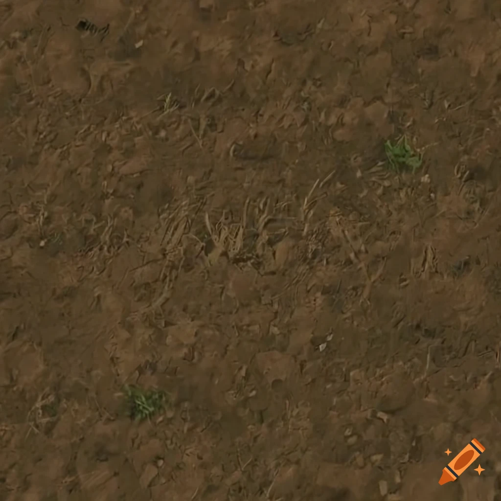 Dirt and grass texture suitable for games and floors on Craiyon