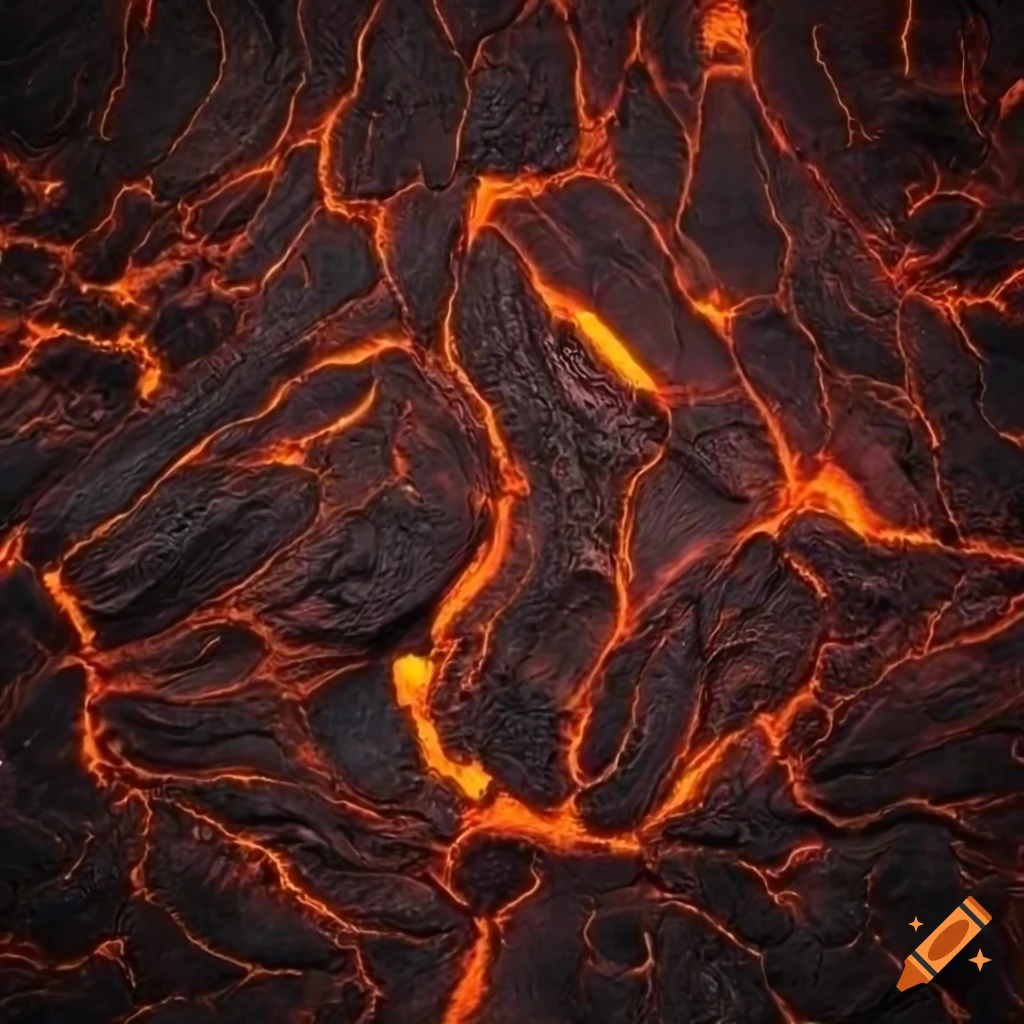 Lava texture on Craiyon