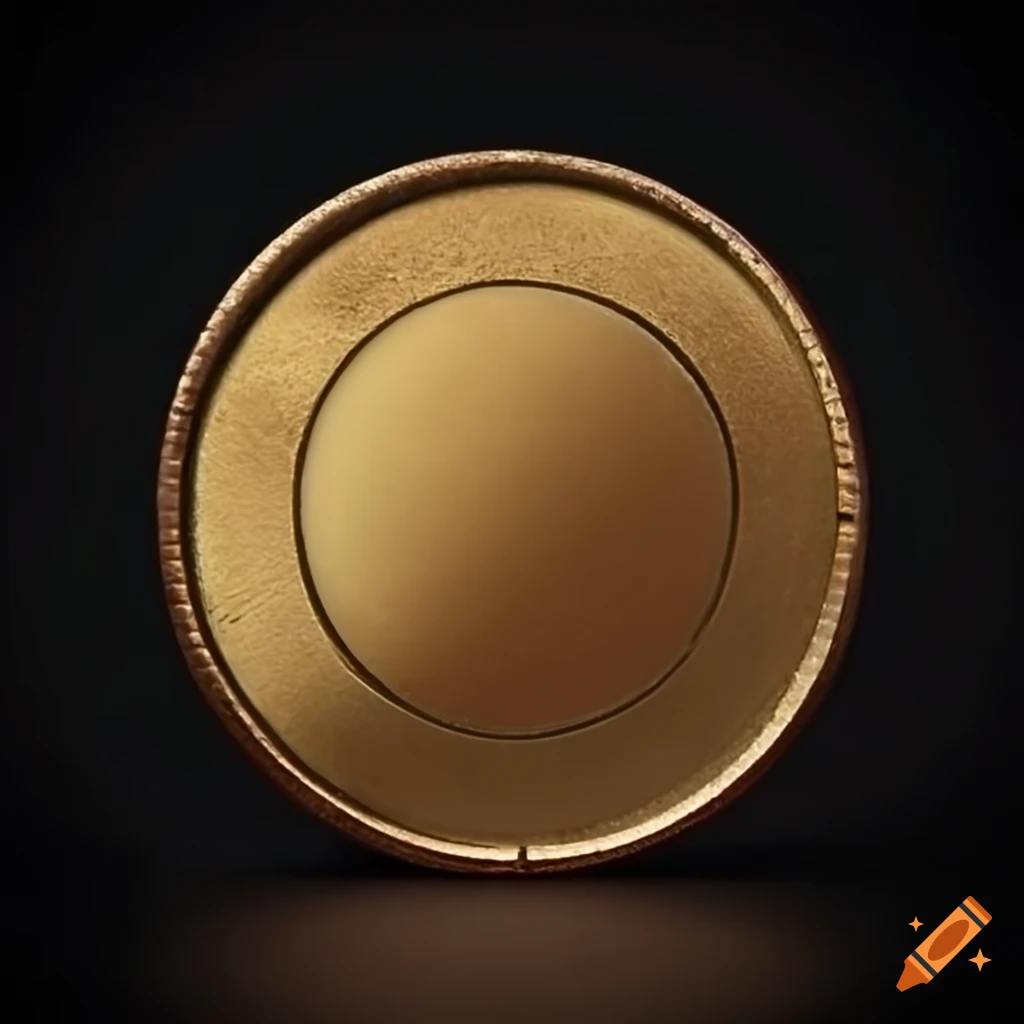 Plain coin on Craiyon