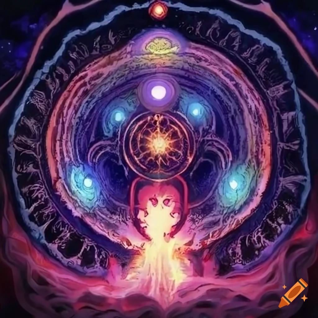 Summoning circle demiurge on Craiyon