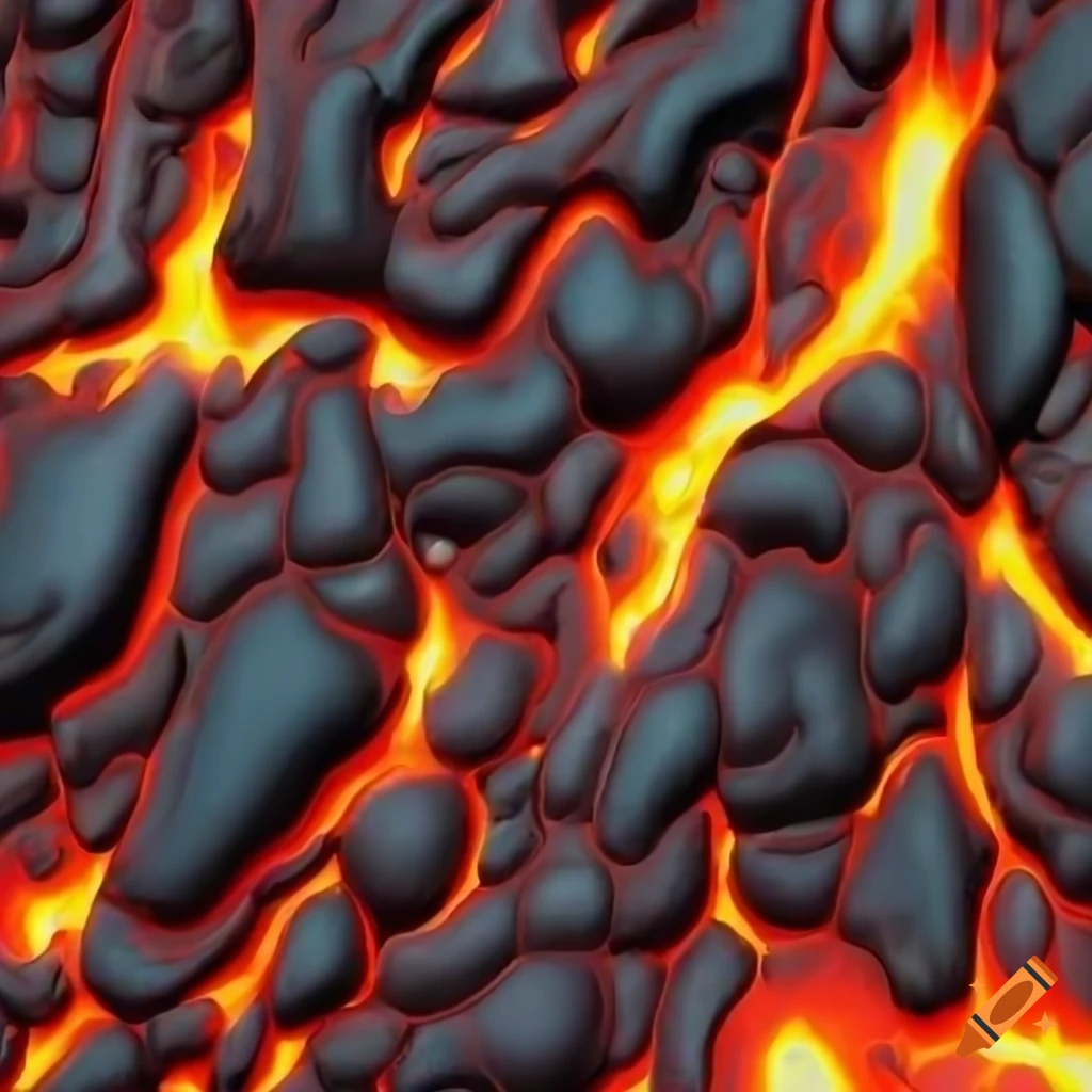 Lava texture on Craiyon