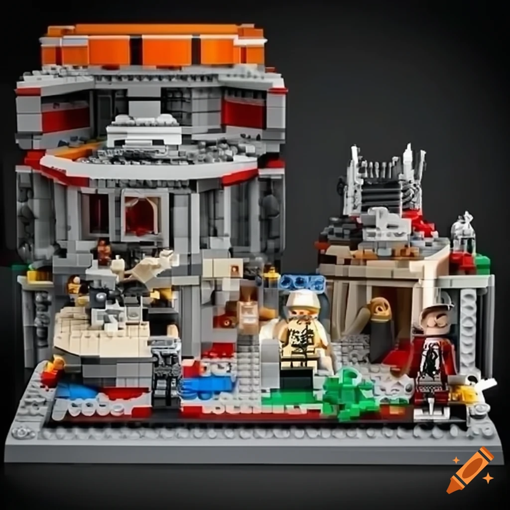 Lego star wars station on Craiyon