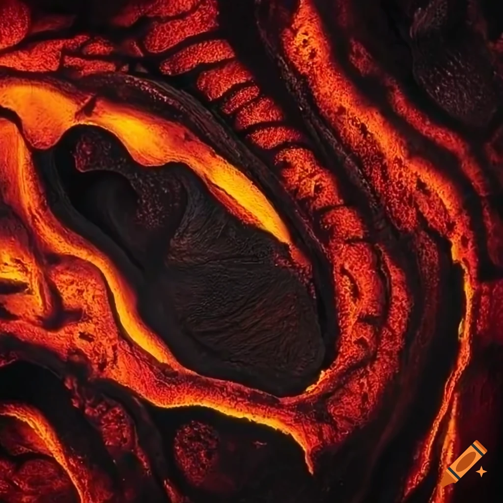 Lava texture on Craiyon