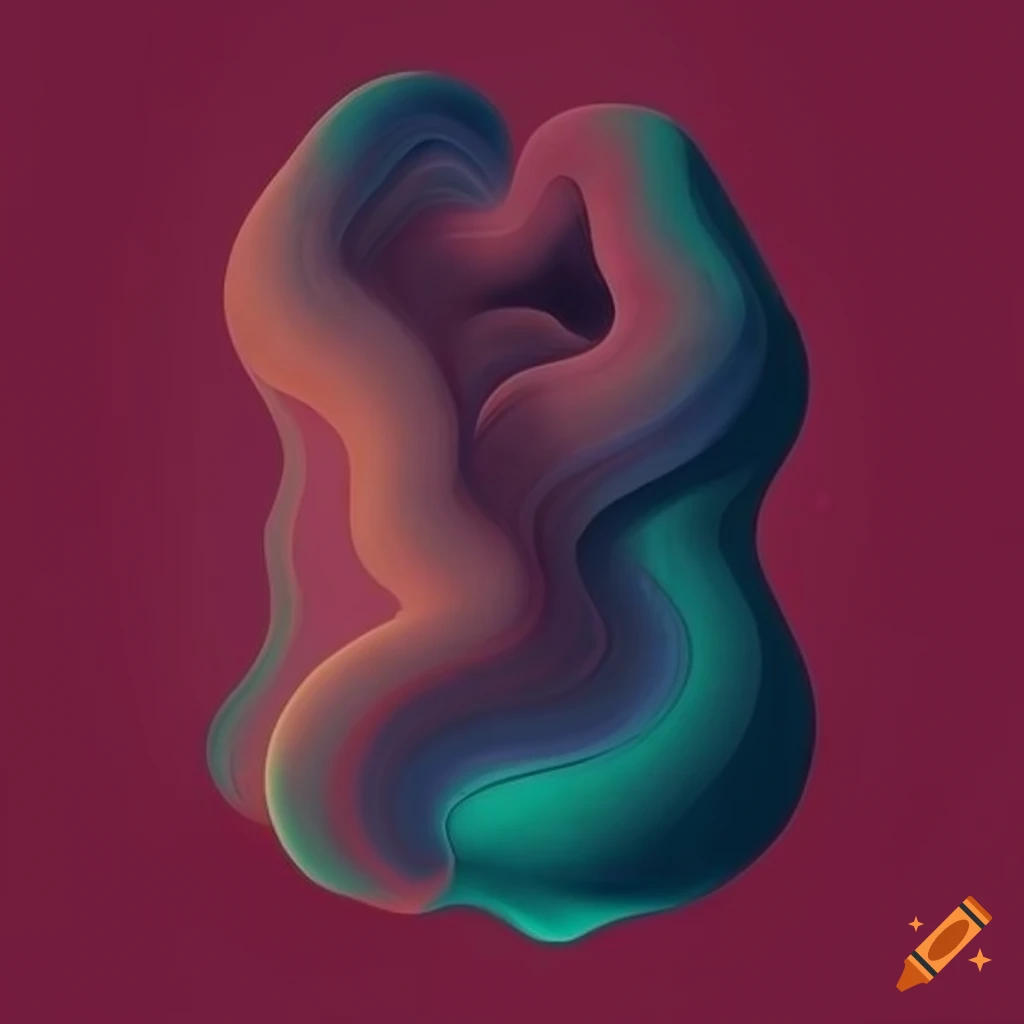 Minimalist steam patterns rising from a half-open mouth on Craiyon