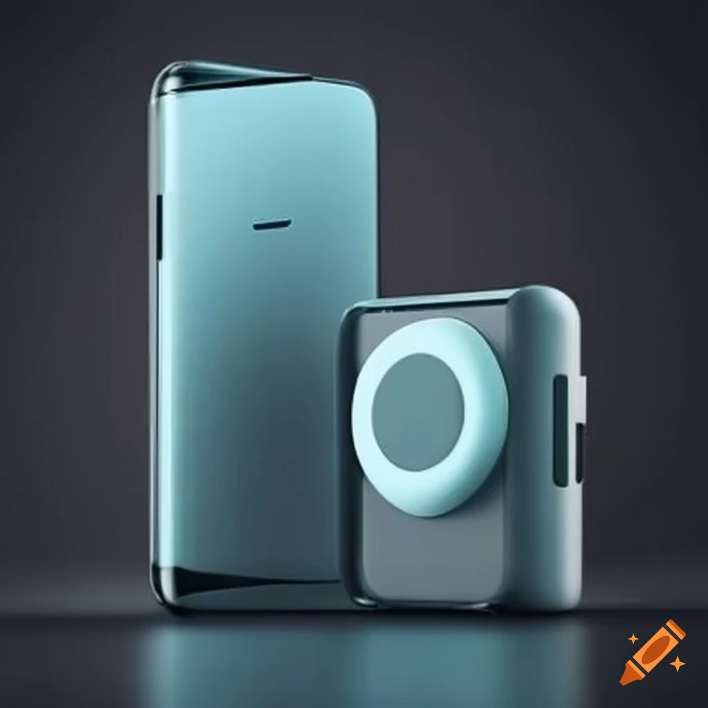 Innovative oversized iPod design in a futuristic setting on Craiyon