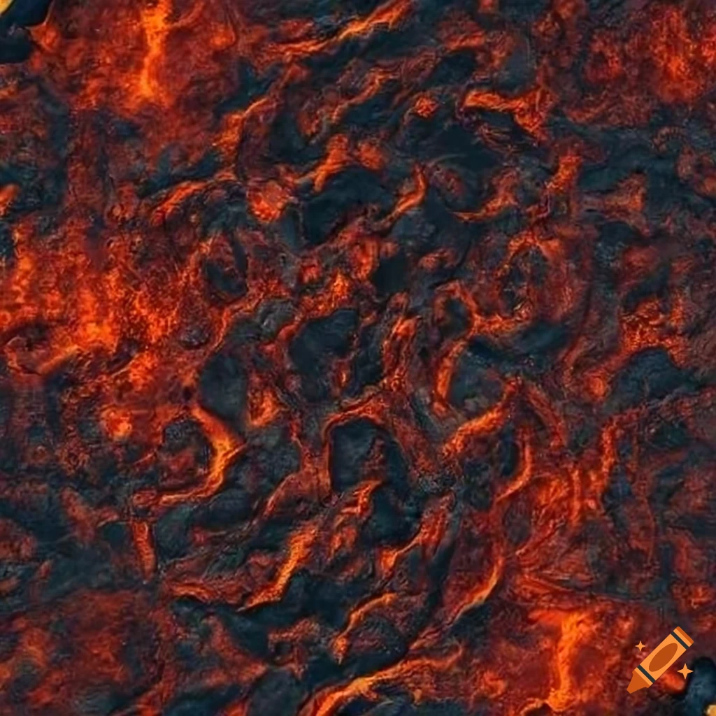 Small lava texture on Craiyon