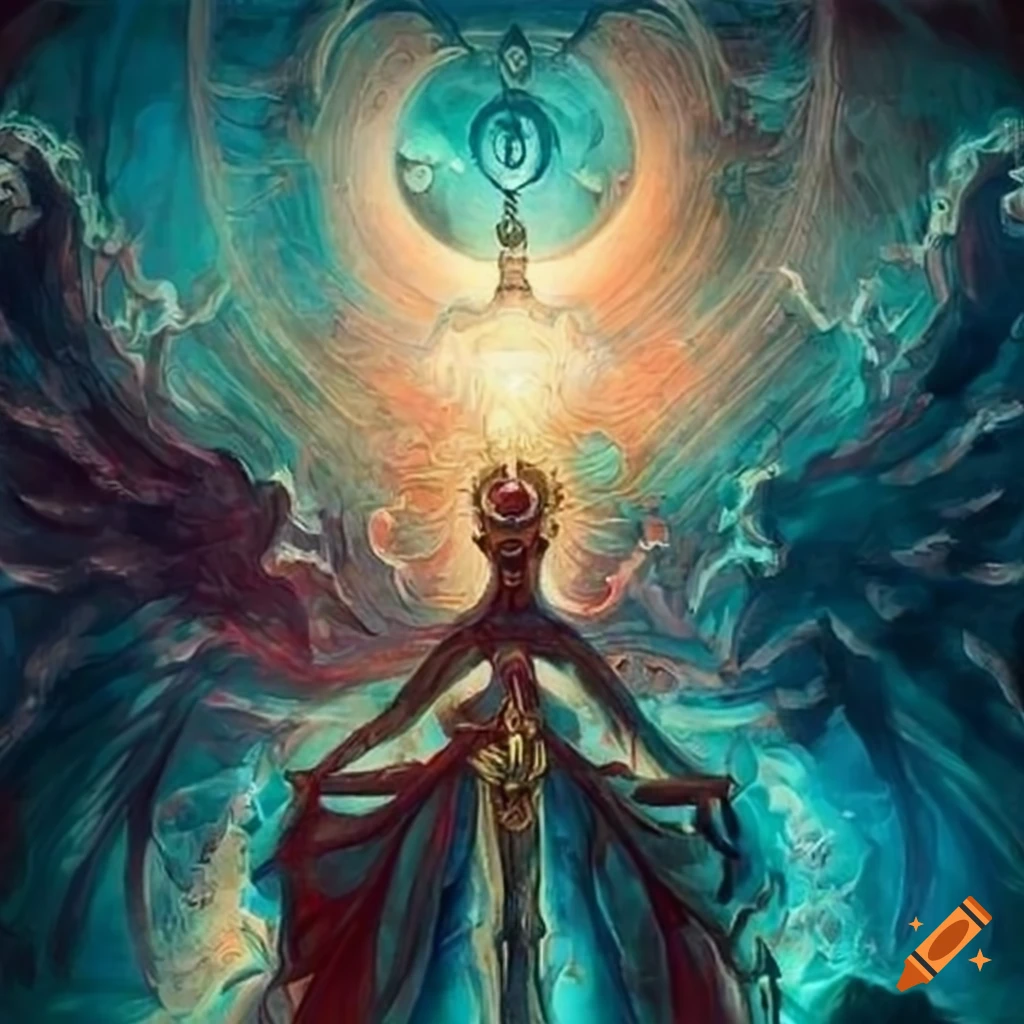 Representation of the god of truth on Craiyon