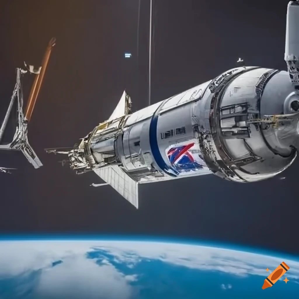 Boeing 77 with nasa logo in outer space on Craiyon