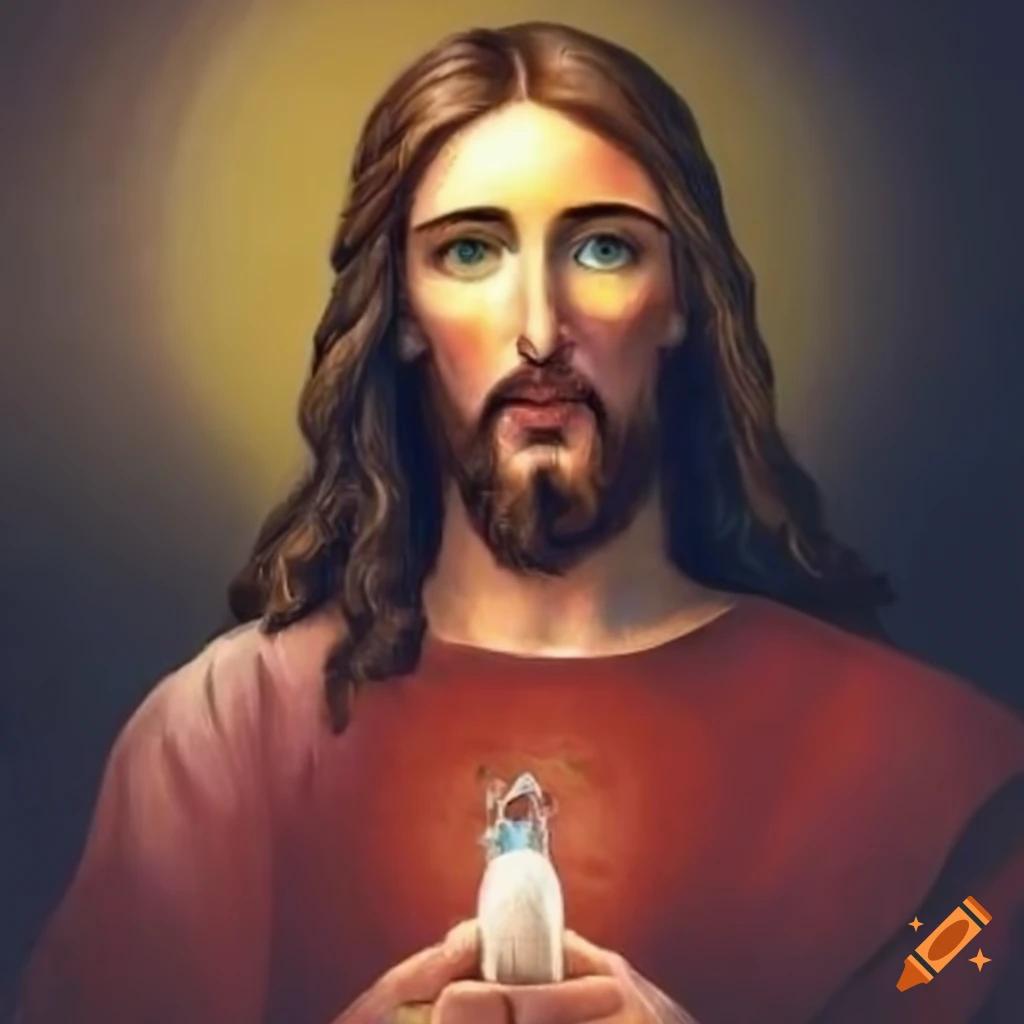 Face of jesus with jewish features on Craiyon