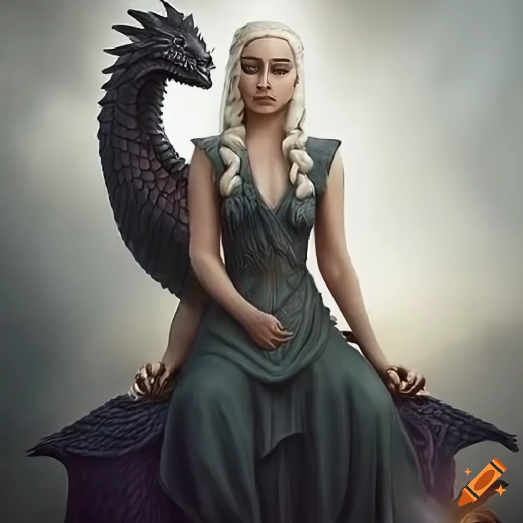Daenerys and drogon statue store