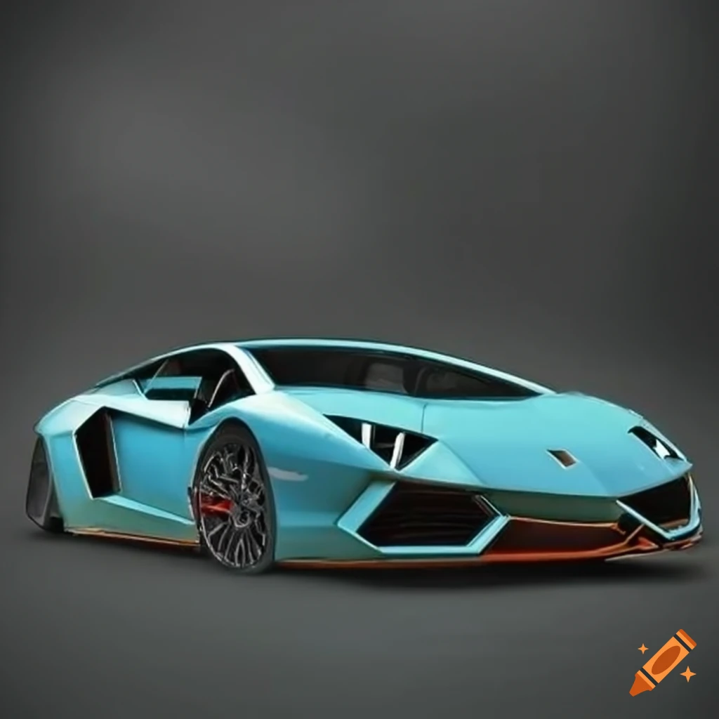 Luxury sports car lamborghini on Craiyon