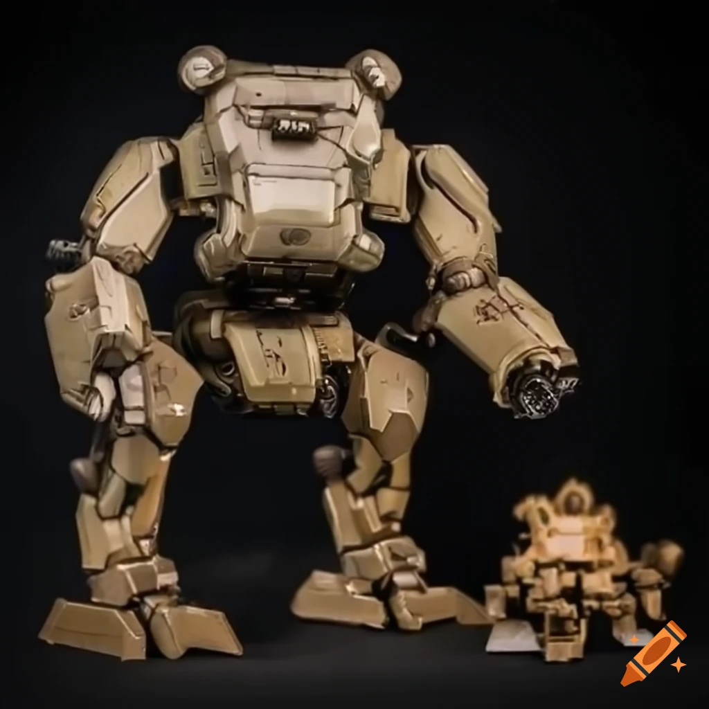 Bear mech on Craiyon