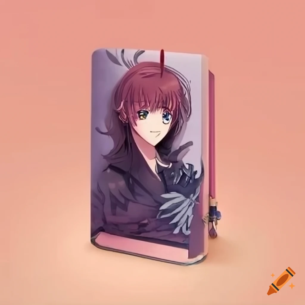 Stylishly written anime notepad on Craiyon