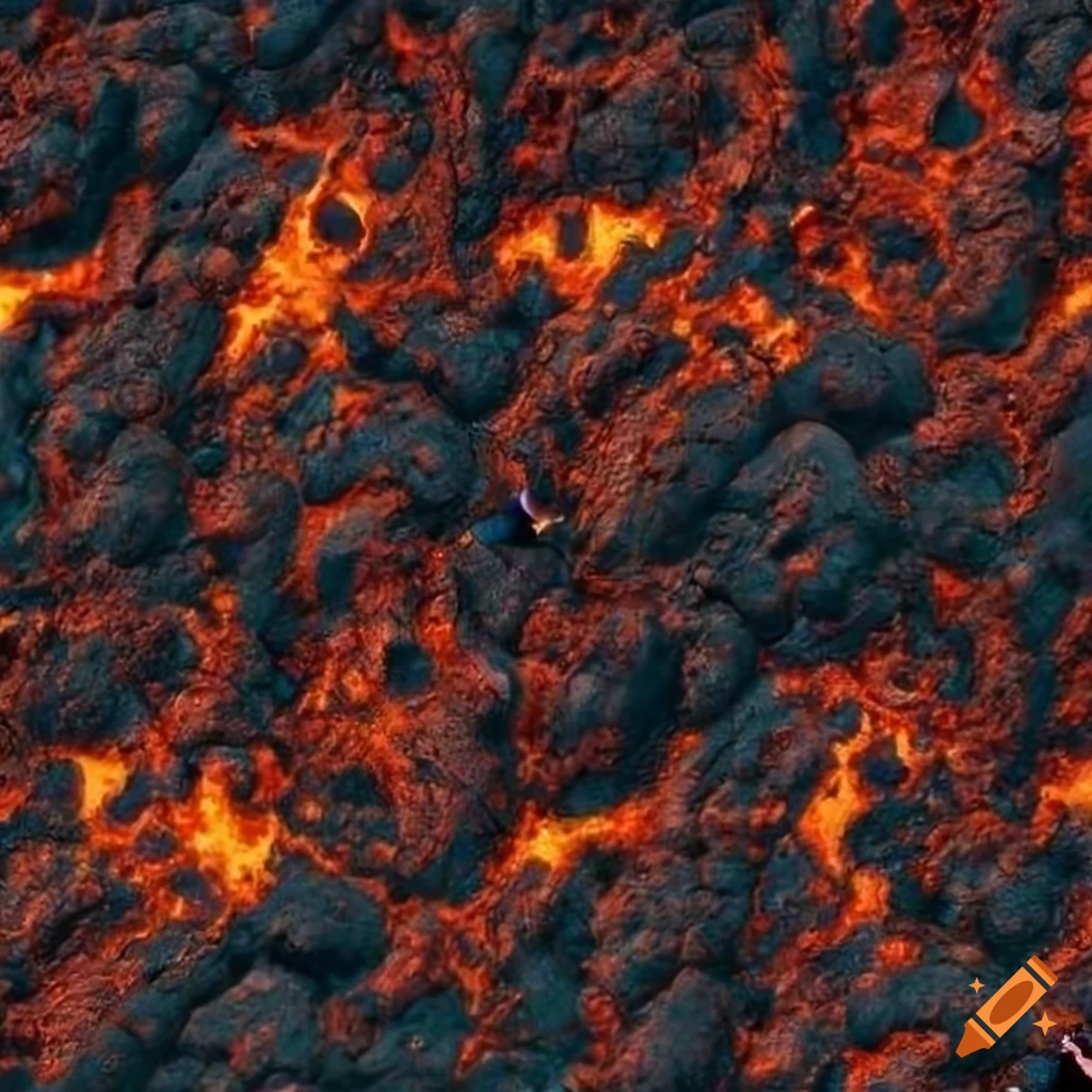 Small lava texture on Craiyon