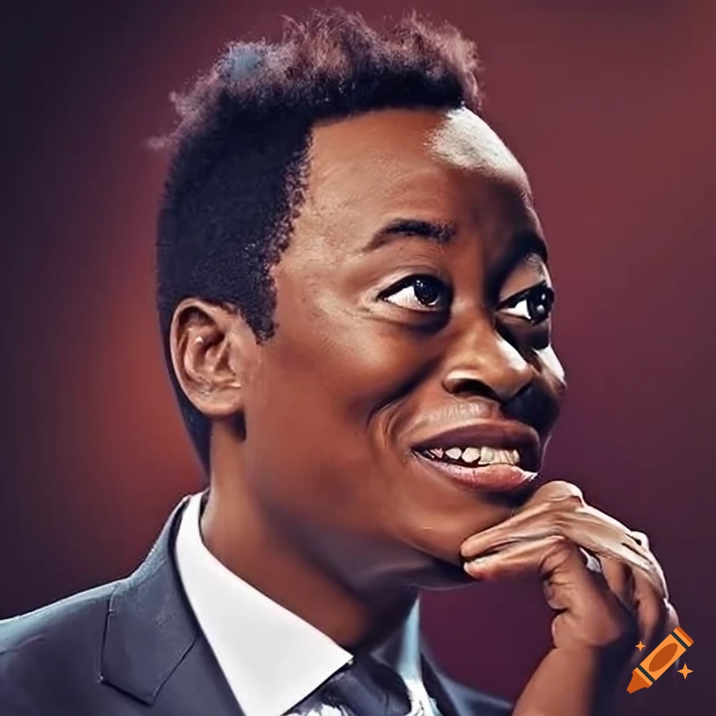 African man resembling jimmy fallon on Craiyon
