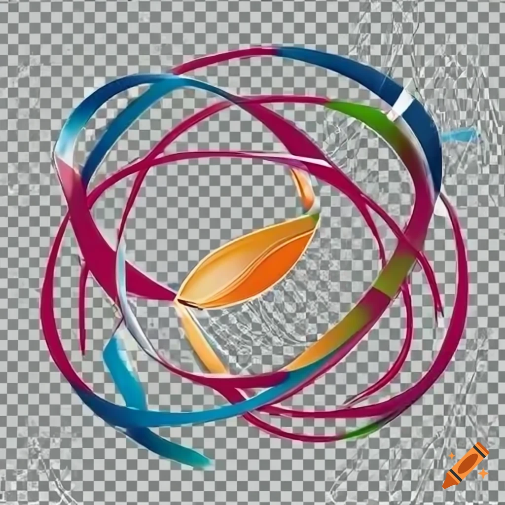 Theoretical physics logo with transparent background on Craiyon