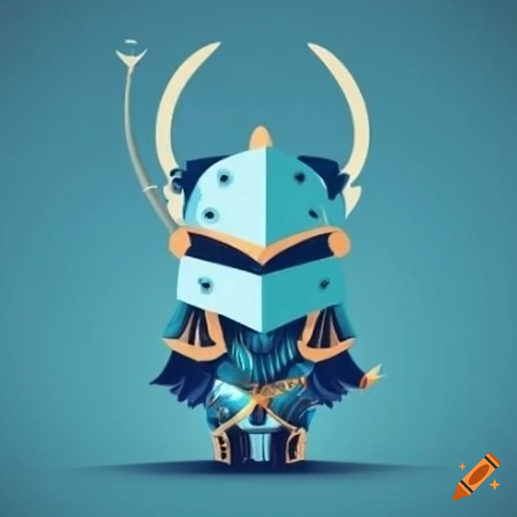 Blue rose knight on Craiyon